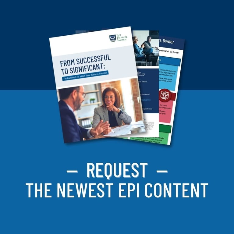 Top Exit & Succession Planning Blog for Professional Advisors | Value ...